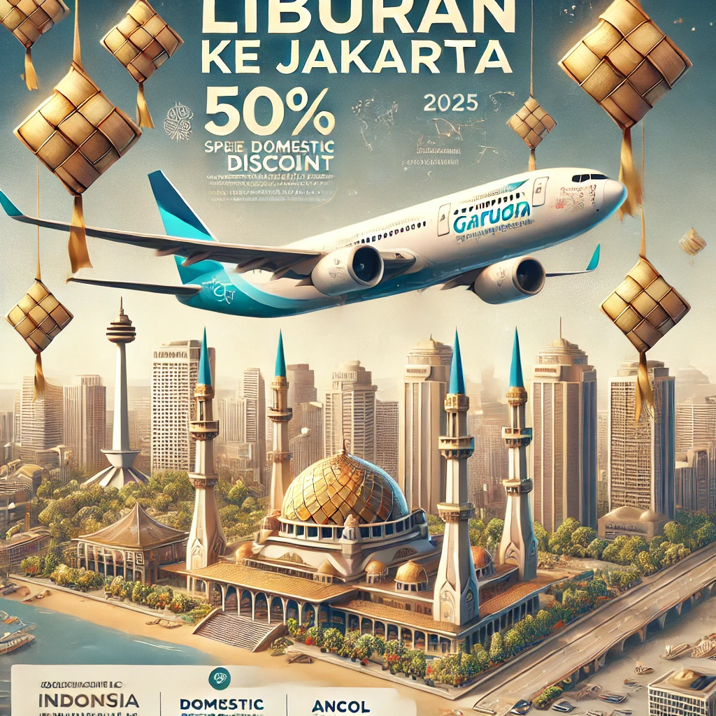 Ingin Liburan ke Jakarta? Garuda Indonesia Beri Diskon Tiket hingga 50 ...